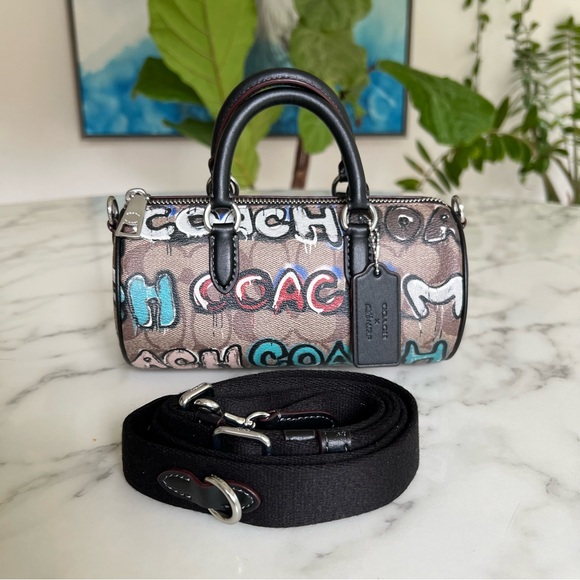 Coach | Bags | Coach X Mint Serf Lacey Crossbody Barrel Bag In ...